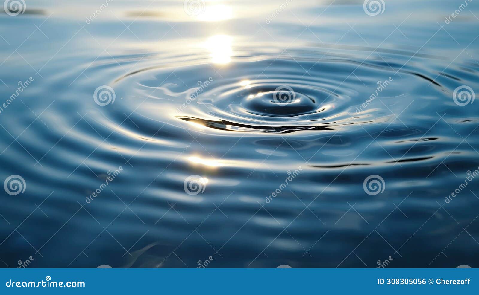 Circular Ripples on the Surface of the Water from Falling Droplets ...