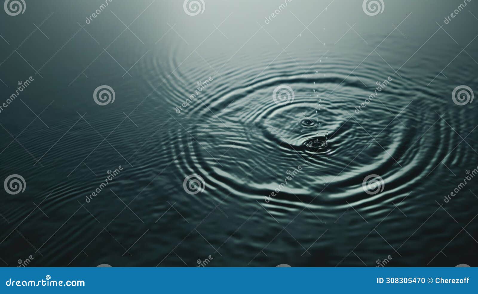 Circular Ripples on the Surface of the Water from Falling Droplets ...