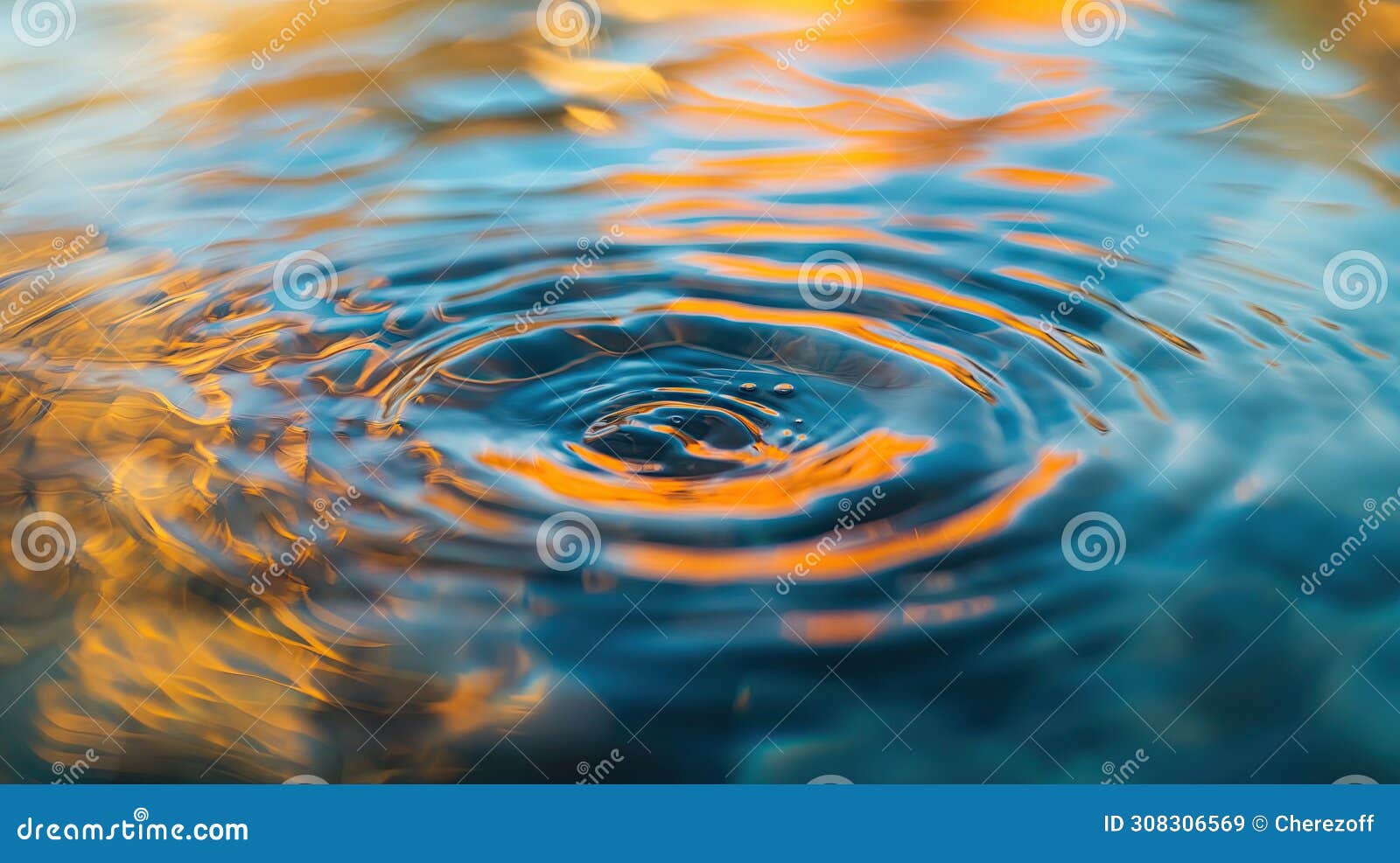 Circular Ripples on the Surface of the Water from Falling Droplets ...