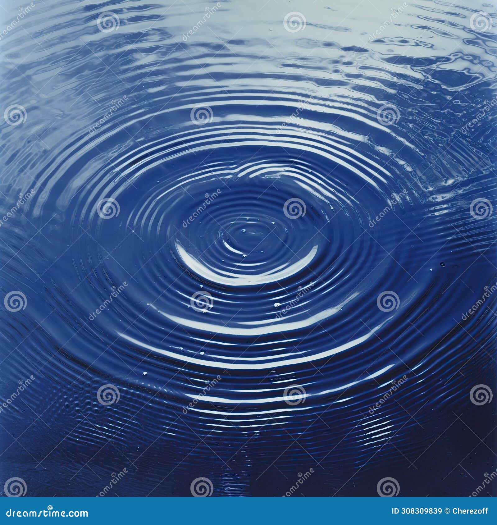 Circular Ripples on the Surface of the Water from Falling Droplets ...