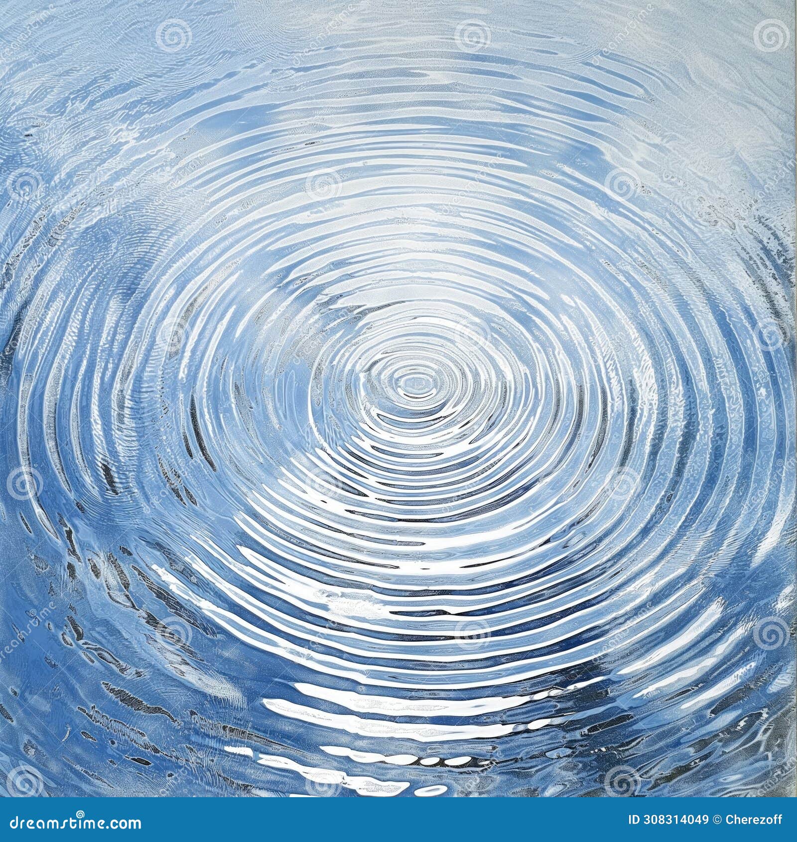 Circular Ripples on the Surface of the Water from Falling Droplets ...
