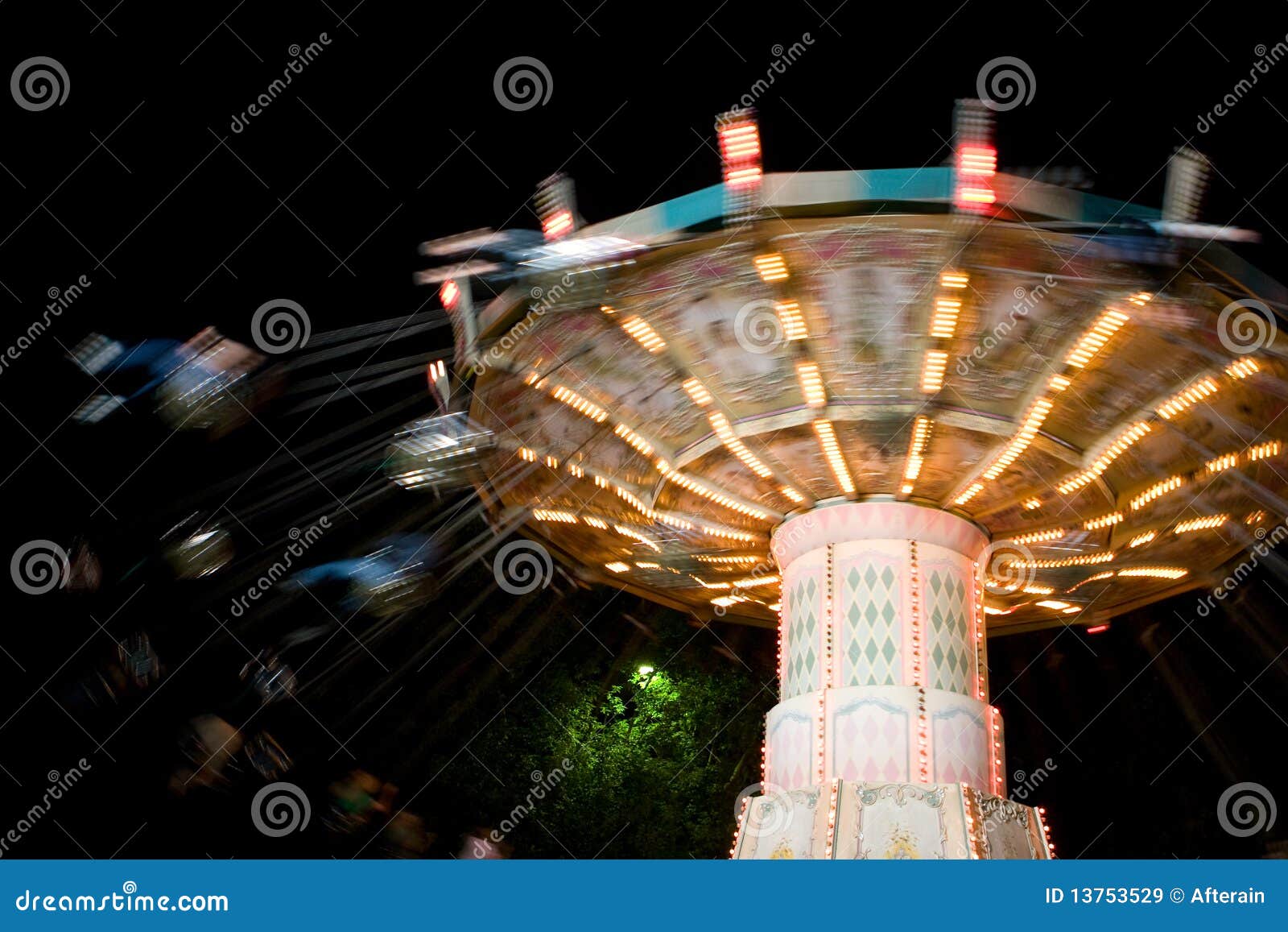 Circular rollercoaster stock image. Image of excitement - 13753529