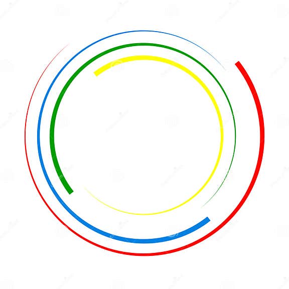 Circular round frame logo stock illustration. Illustration of border ...