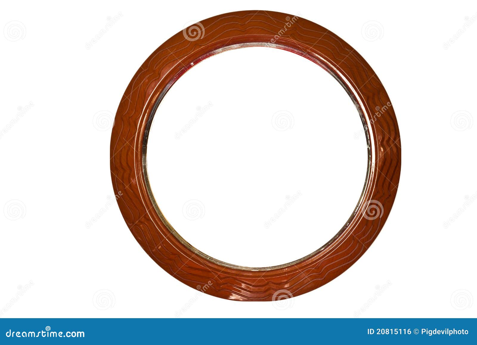 Circular Round Picture Frame Stock Photo - Image of gilt, domestic ...