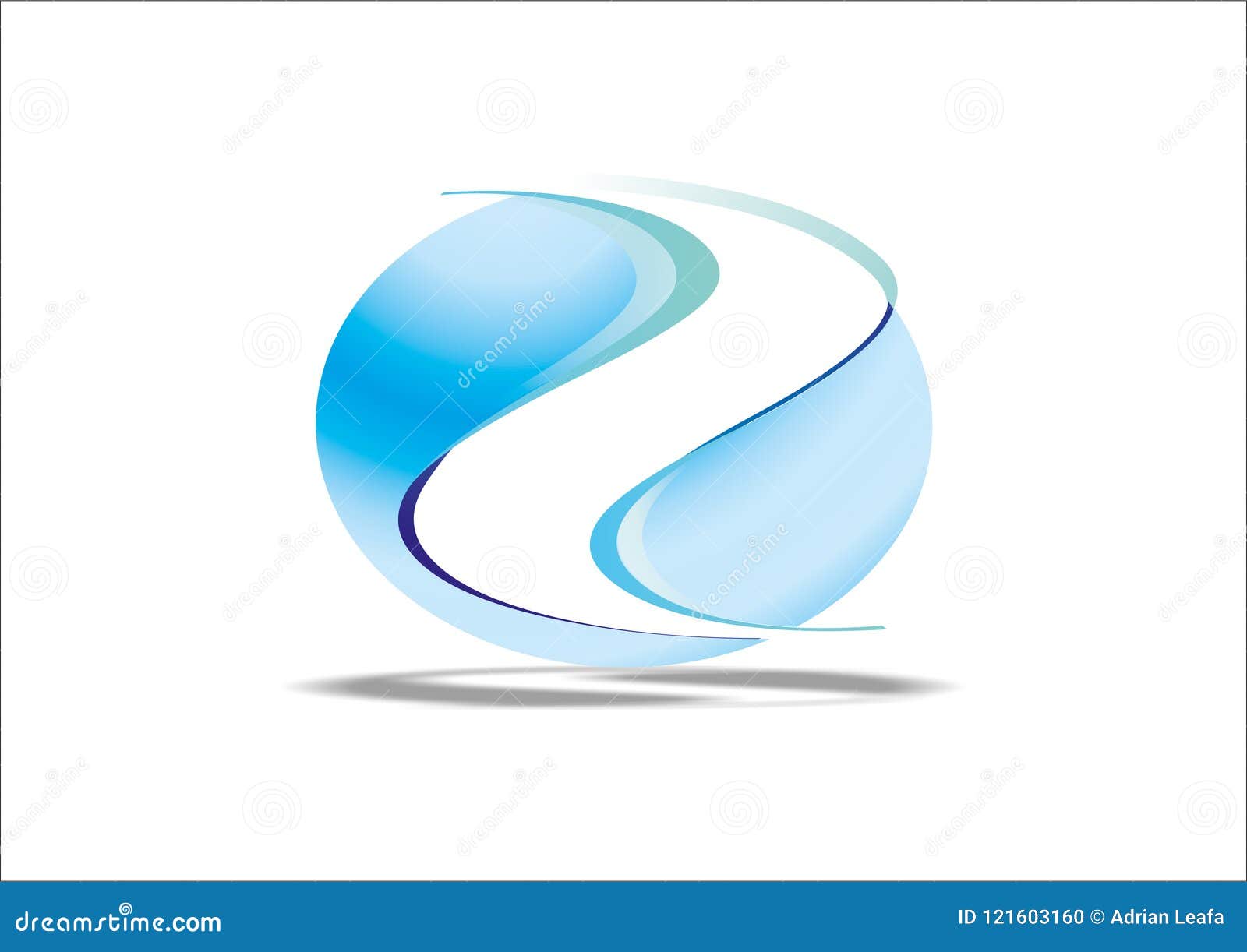 Circular s shape logo stock vector. Illustration of concept - 121603160