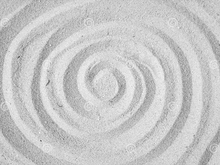 A Circular Sand Swirl Background Texture Abstract Stock Photo - Image ...