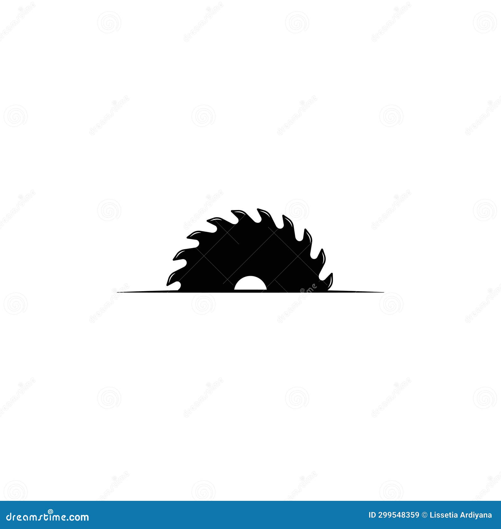 Circular Saw Blade Icon Vector Graphics Stock Vector - Illustration of ...