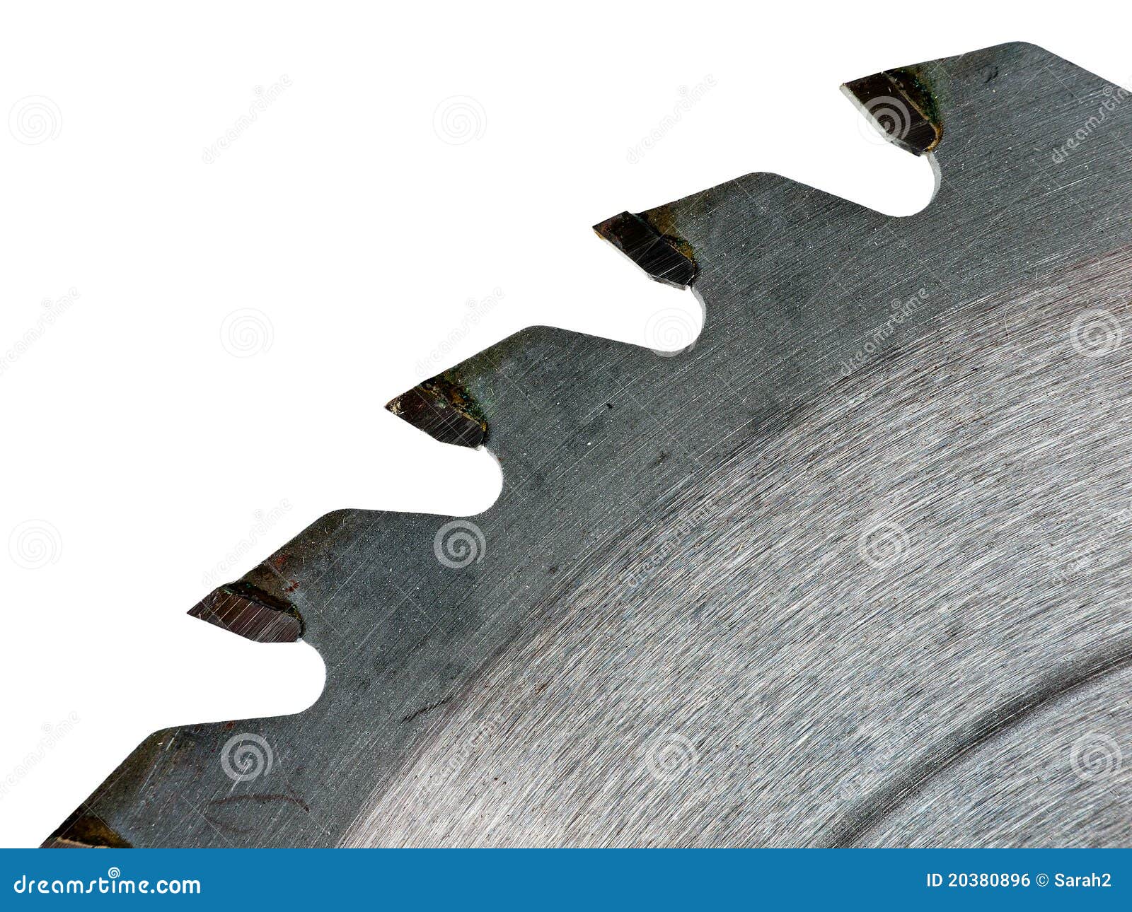 Circular Saw Blade Teeth Detail, Isolated Stock Photo - Image of sharp ...