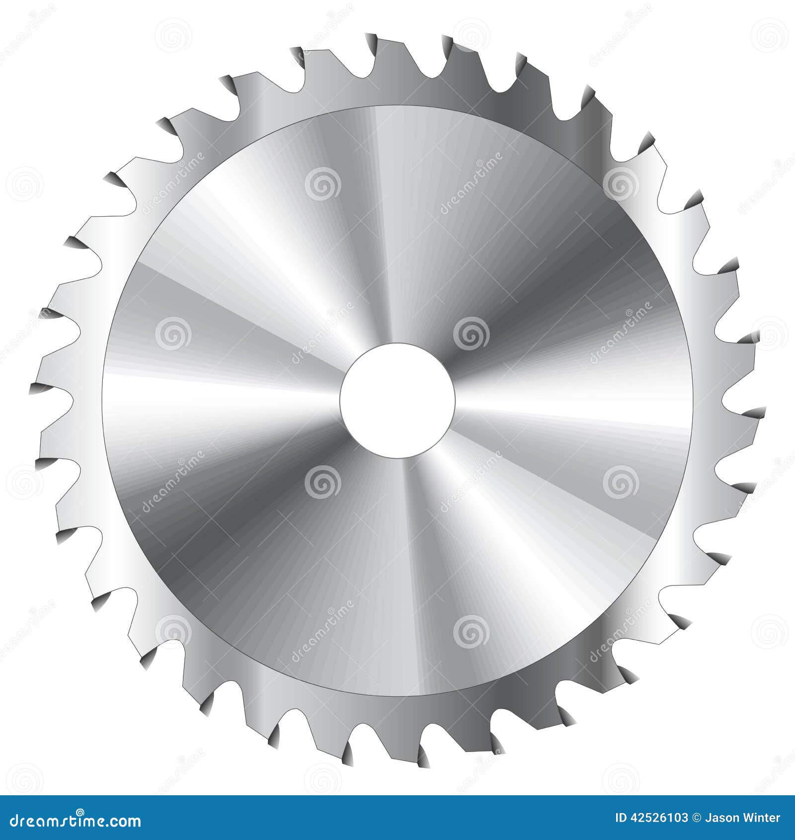 Circular Saw Blade Vector Illustration | CartoonDealer.com #27817592
