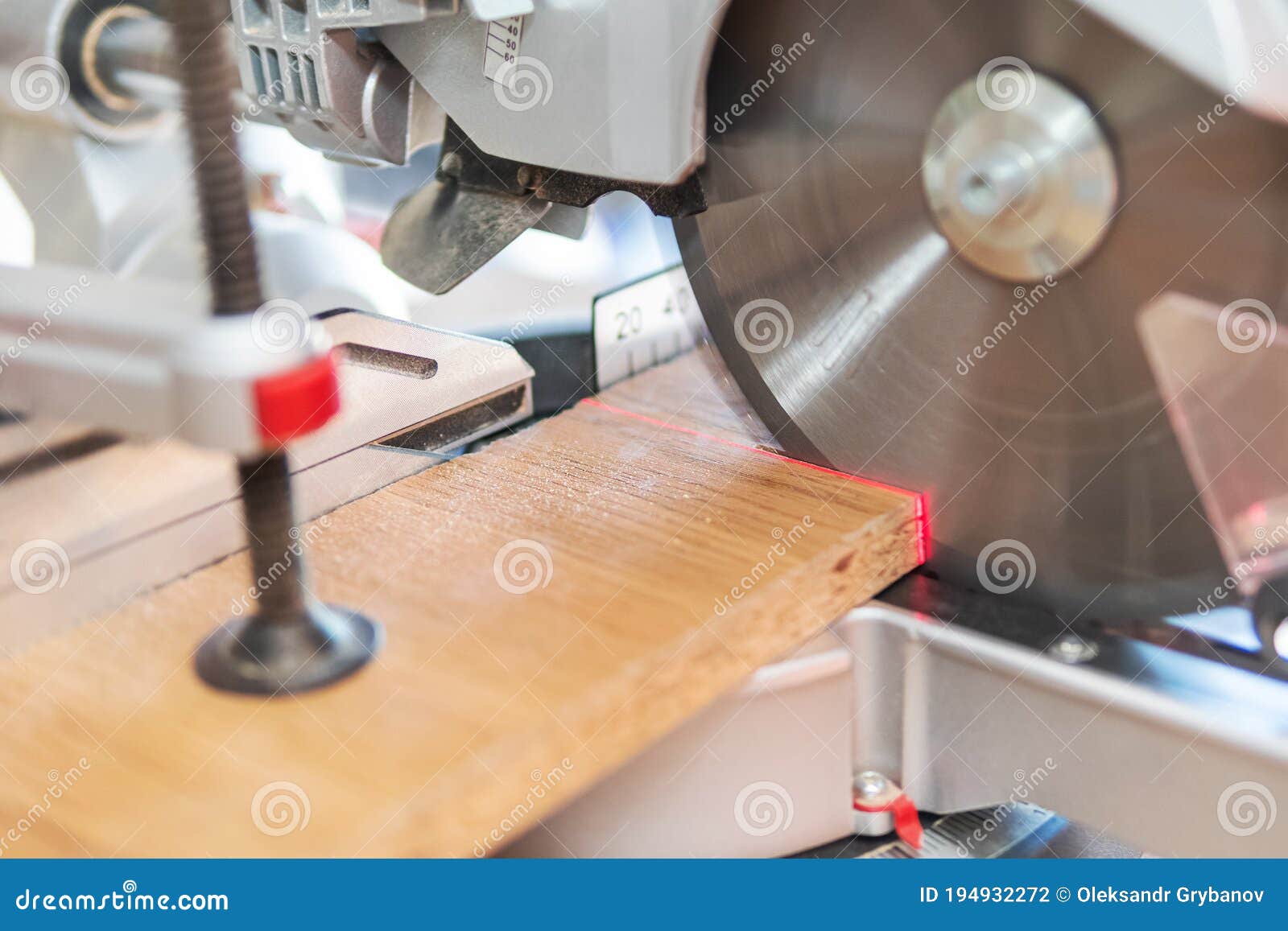 Circular Saw Cuts the Board Stock Photo - Image of occupation, cutting ...