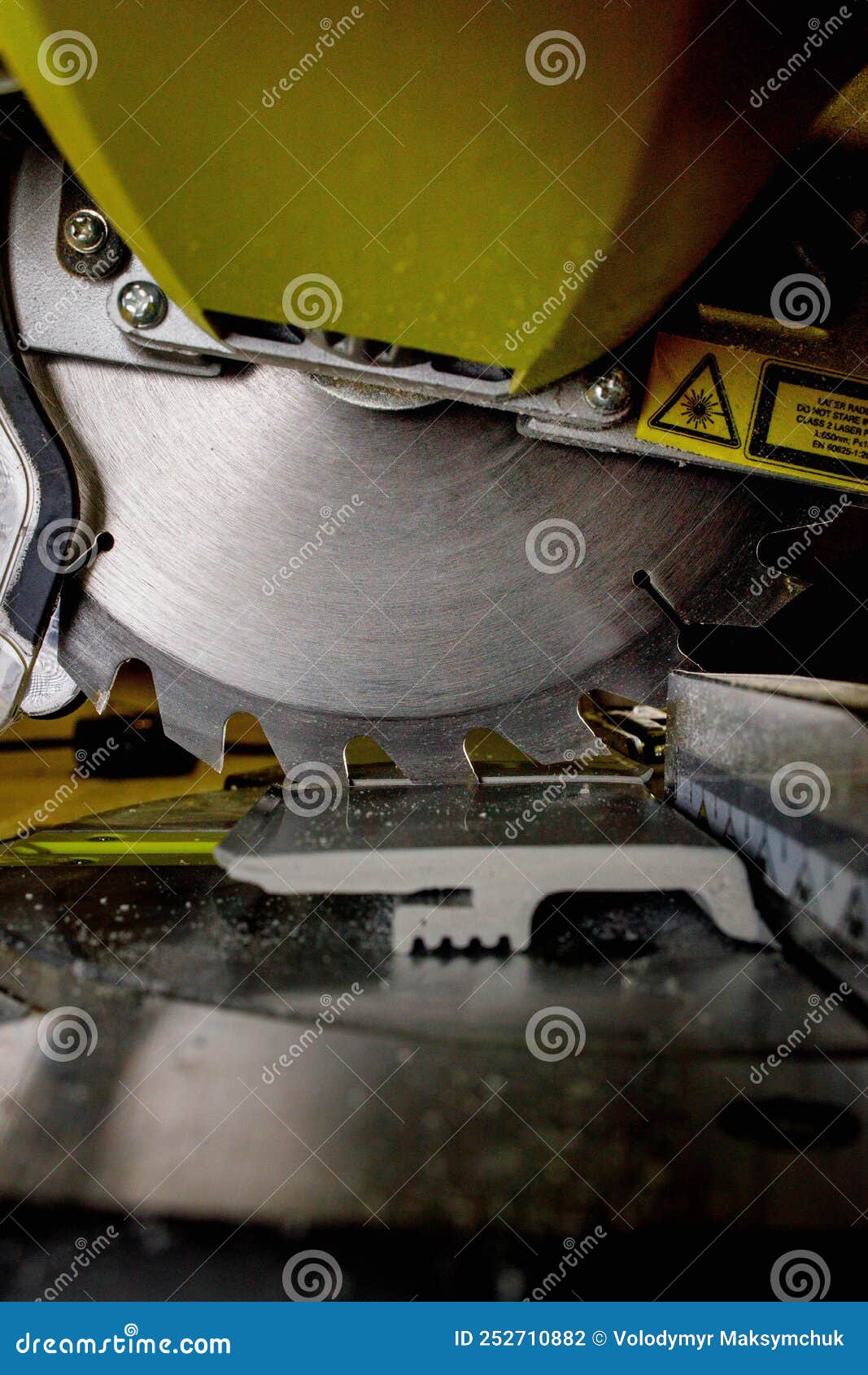 The Circular Saw Cuts the Plinth. Tool for Repair Work. Stock Photo ...