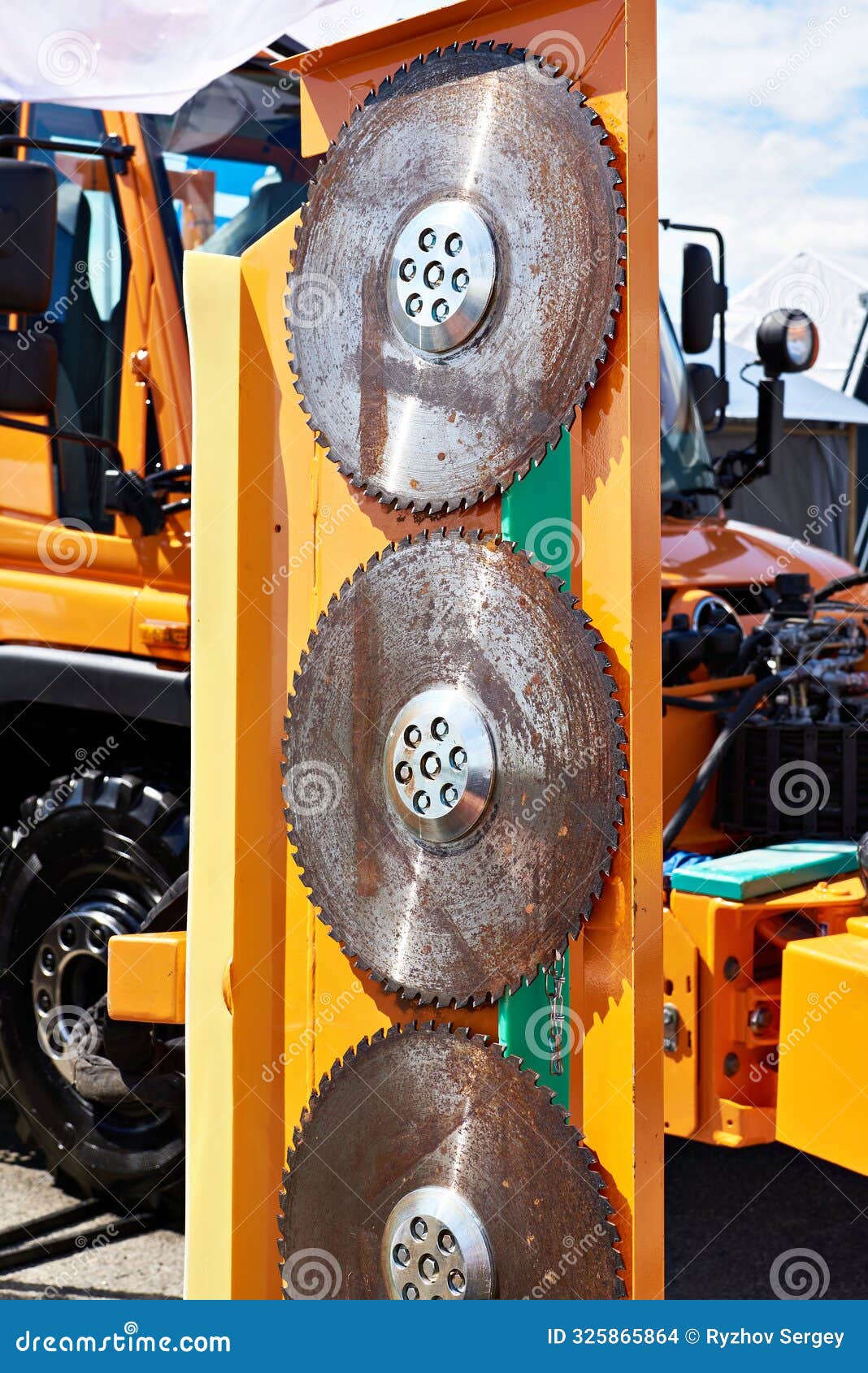 Circular Saw Machine Blades for Wood Stock Photo - Image of stand ...
