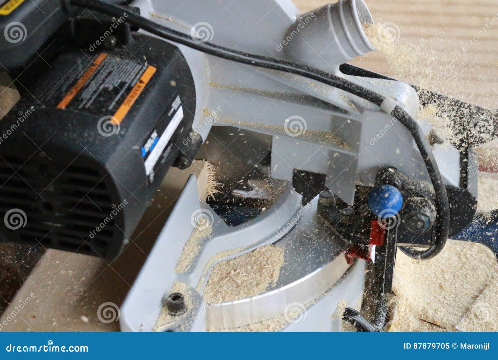 Circular saw in motion stock image. Image of circular - 87879705