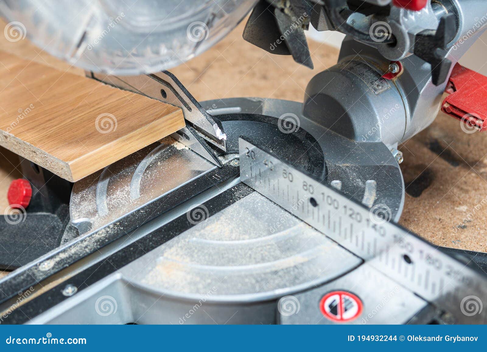 Circular Saw And Ruler Royalty-Free Stock Photography | CartoonDealer ...