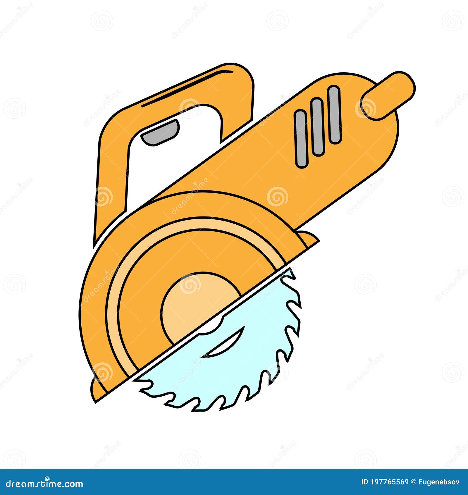 Circular Saw Simple Icon from Working Tools Stock Vector - Illustration ...