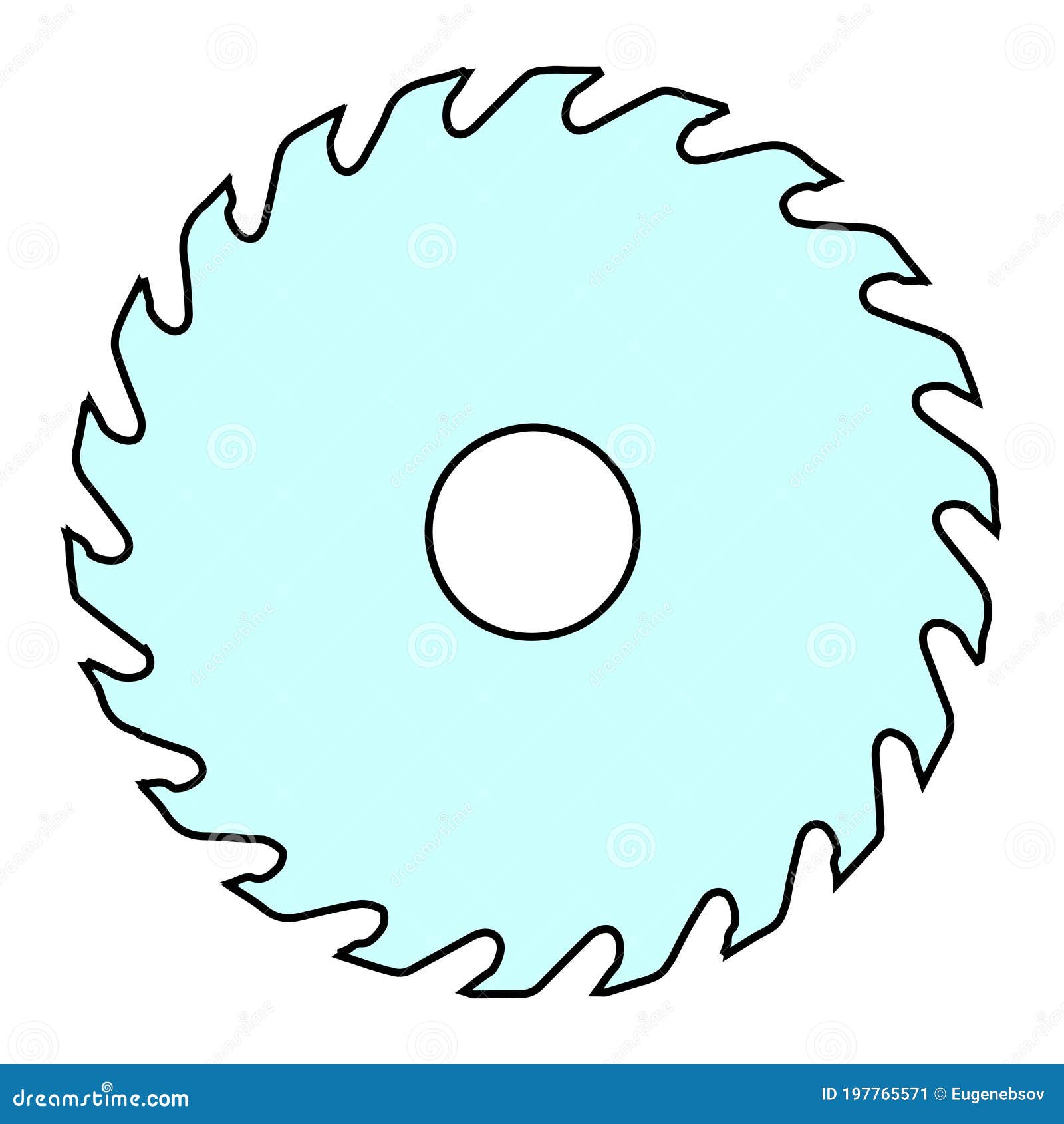 Circular Saw Simple Icon From Working Tools Cartoon Vector ...