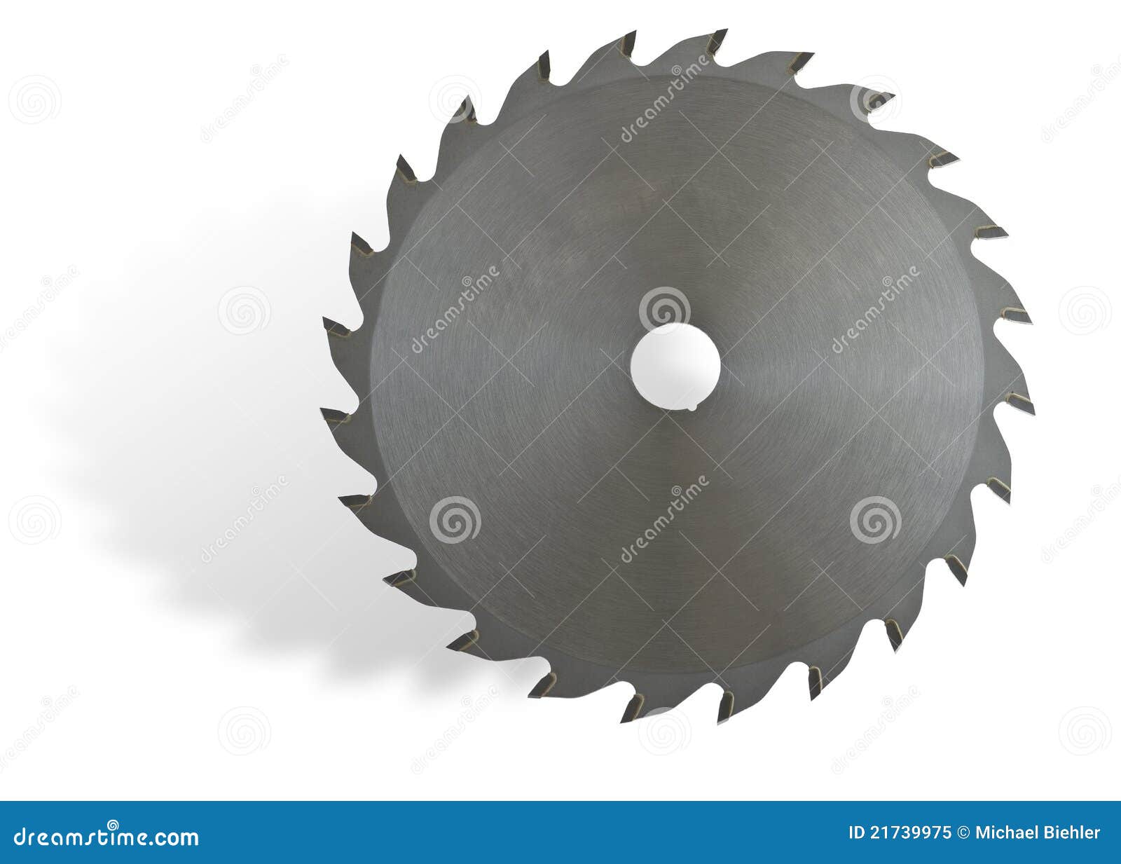Circular Saw on White Background with Drop Shadow Stock Image - Image ...