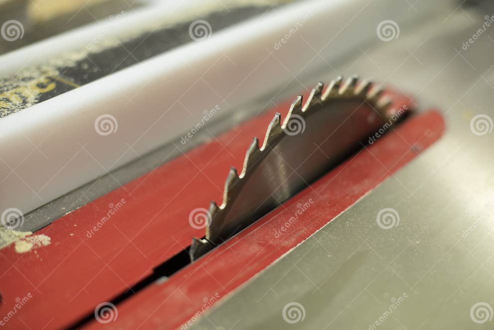Circular Saw for Wood. Sharp Blade Stock Photo - Image of machine, hand ...