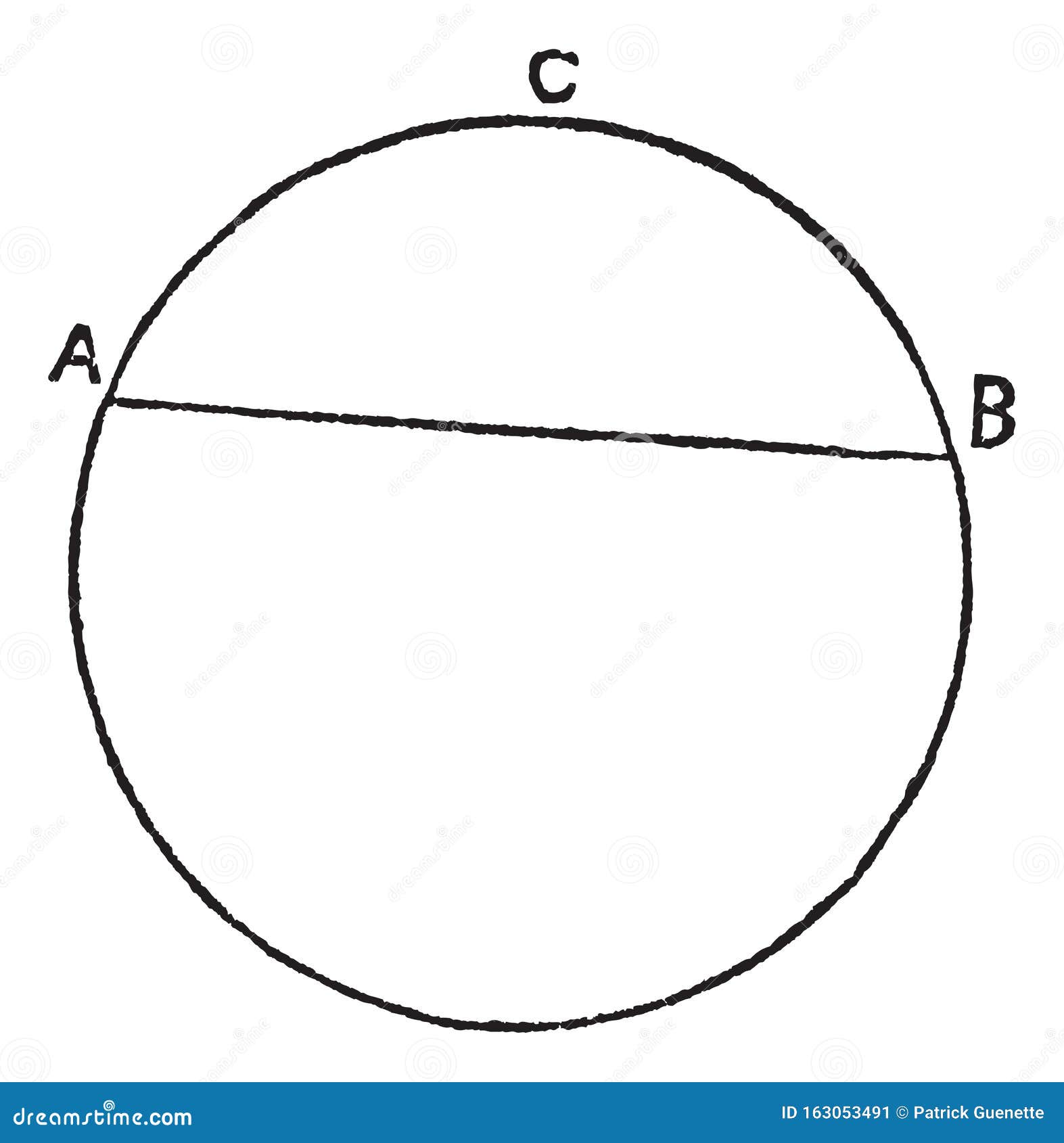 Circular Segment Vintage Engraving Stock Vector - Illustration of ...