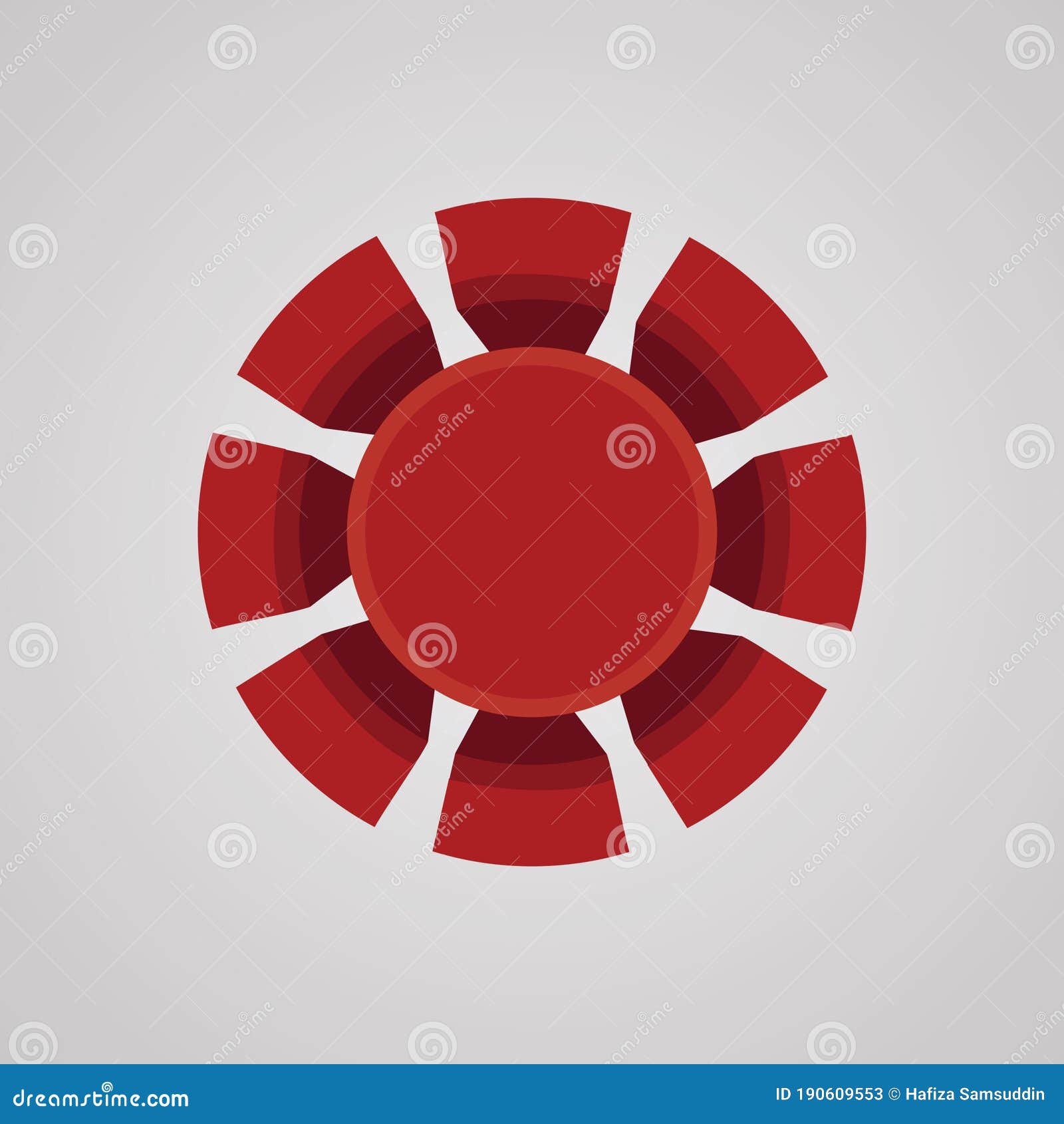 Circular Shape. Vector Illustration Decorative Design Stock Vector ...