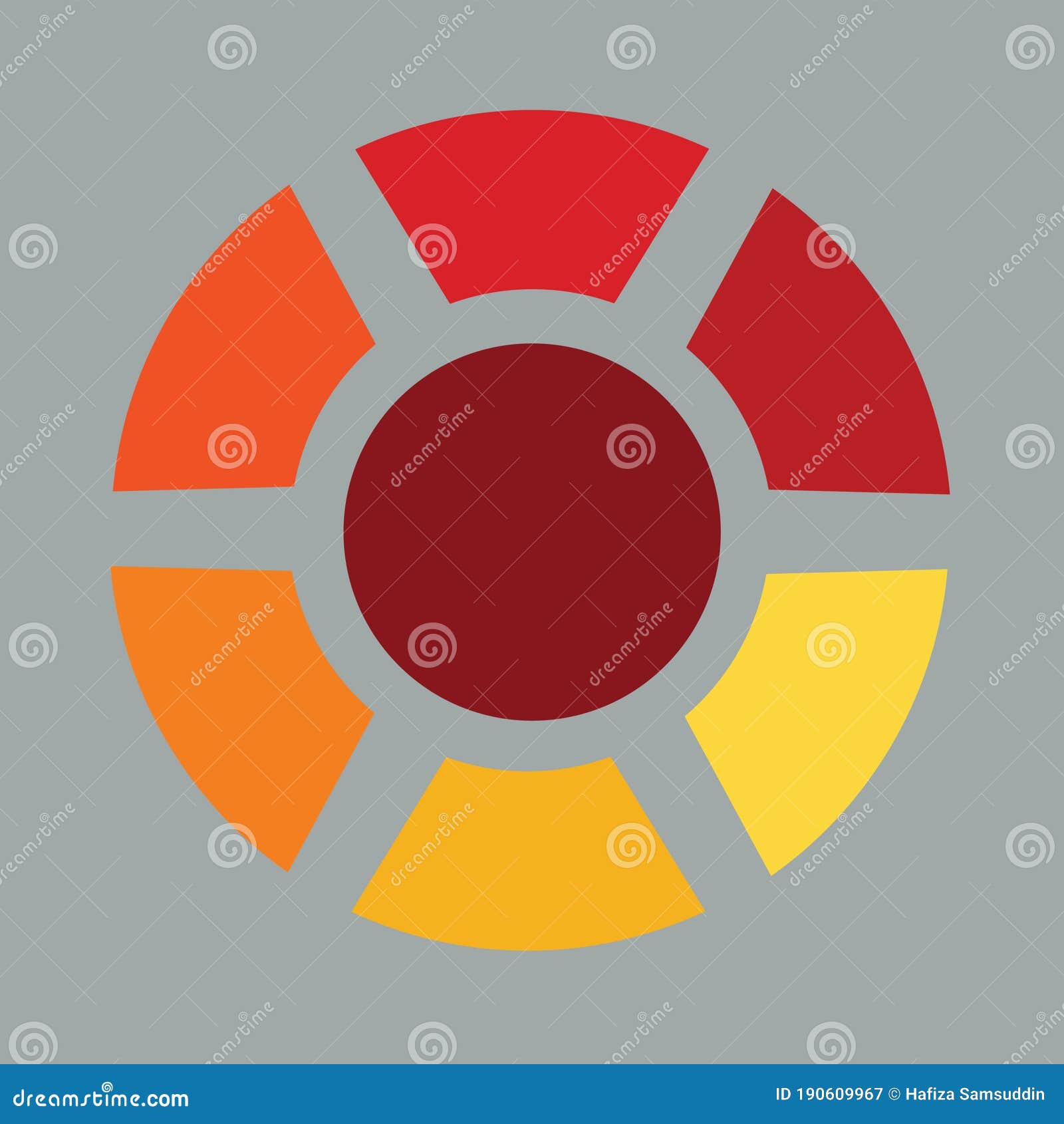 Circular Shape. Vector Illustration Decorative Design Stock Vector ...