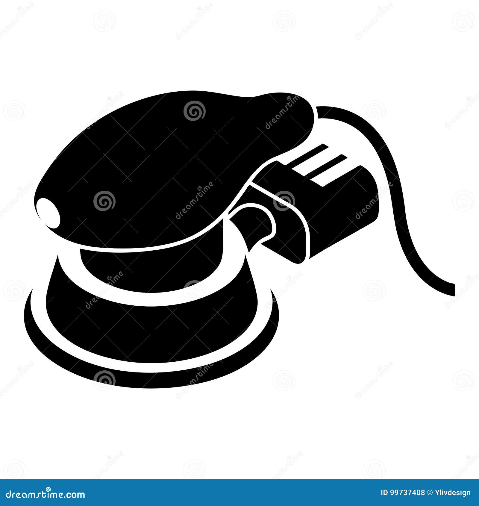 Circular Sheet Sander Icon, Simple Style Stock Vector - Illustration of ...