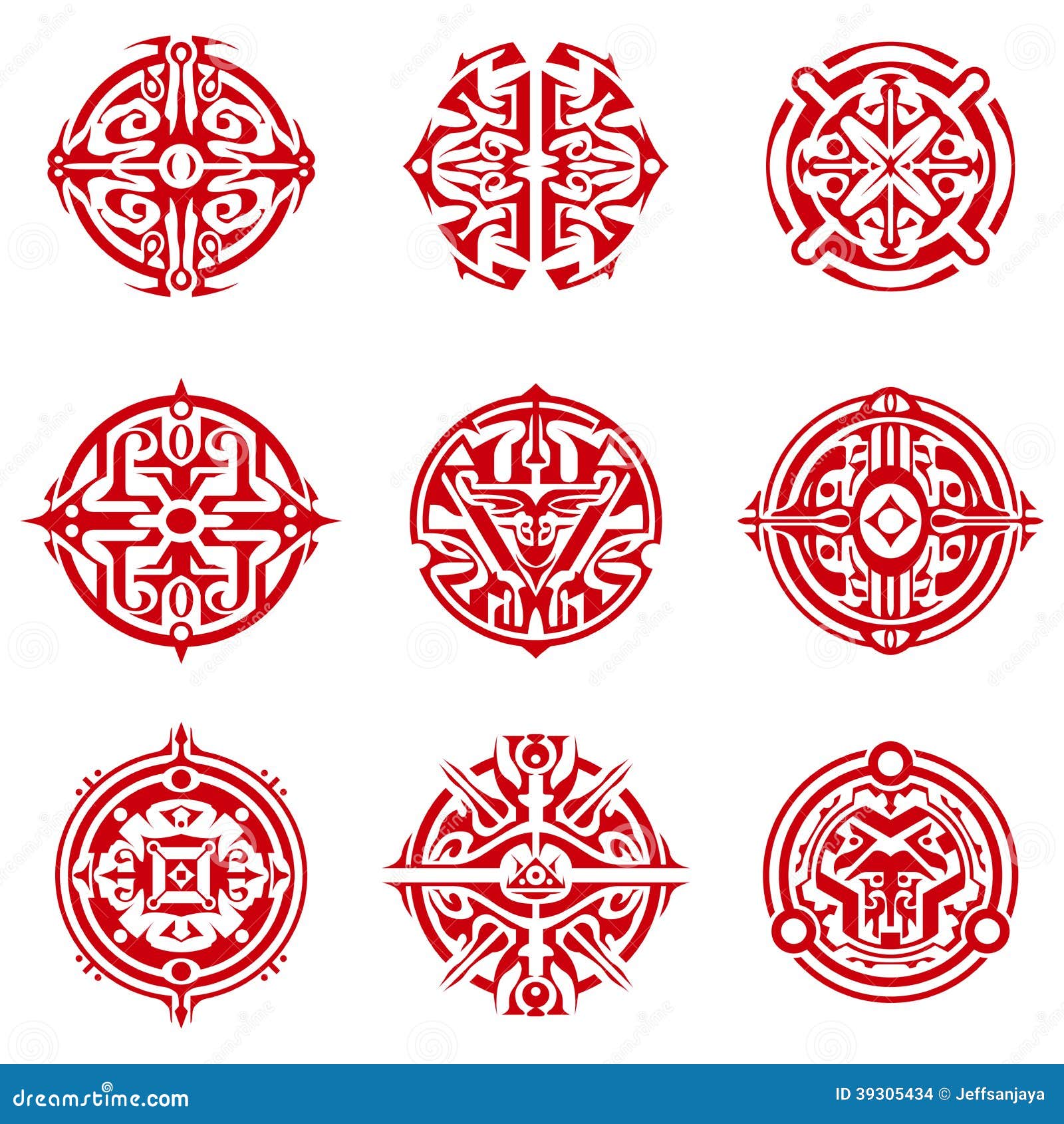 Circular Sigils stock vector. Illustration of emblem - 39305434