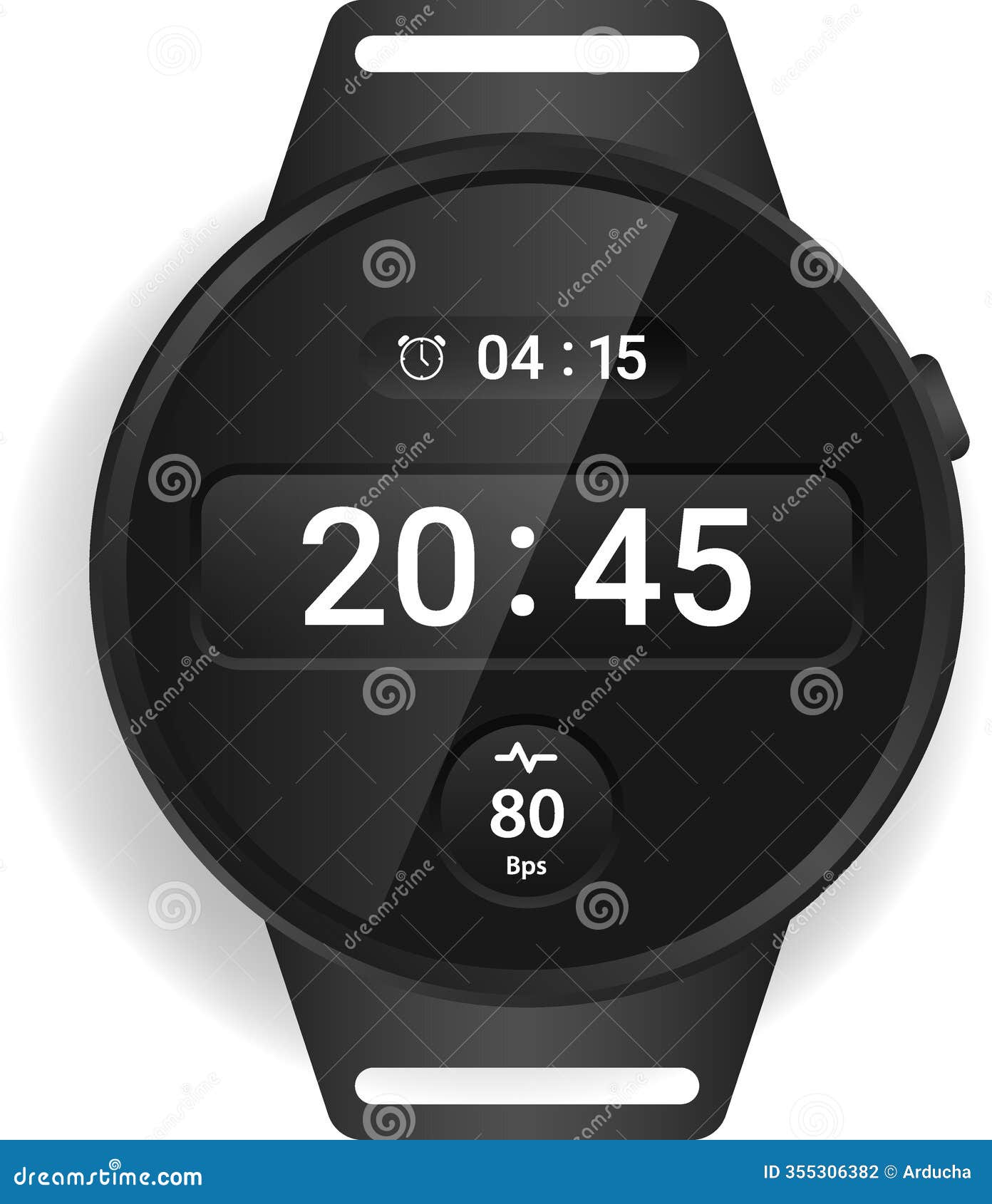 Circular Smartwatch Camera Interface With Lens Design And Recording ...