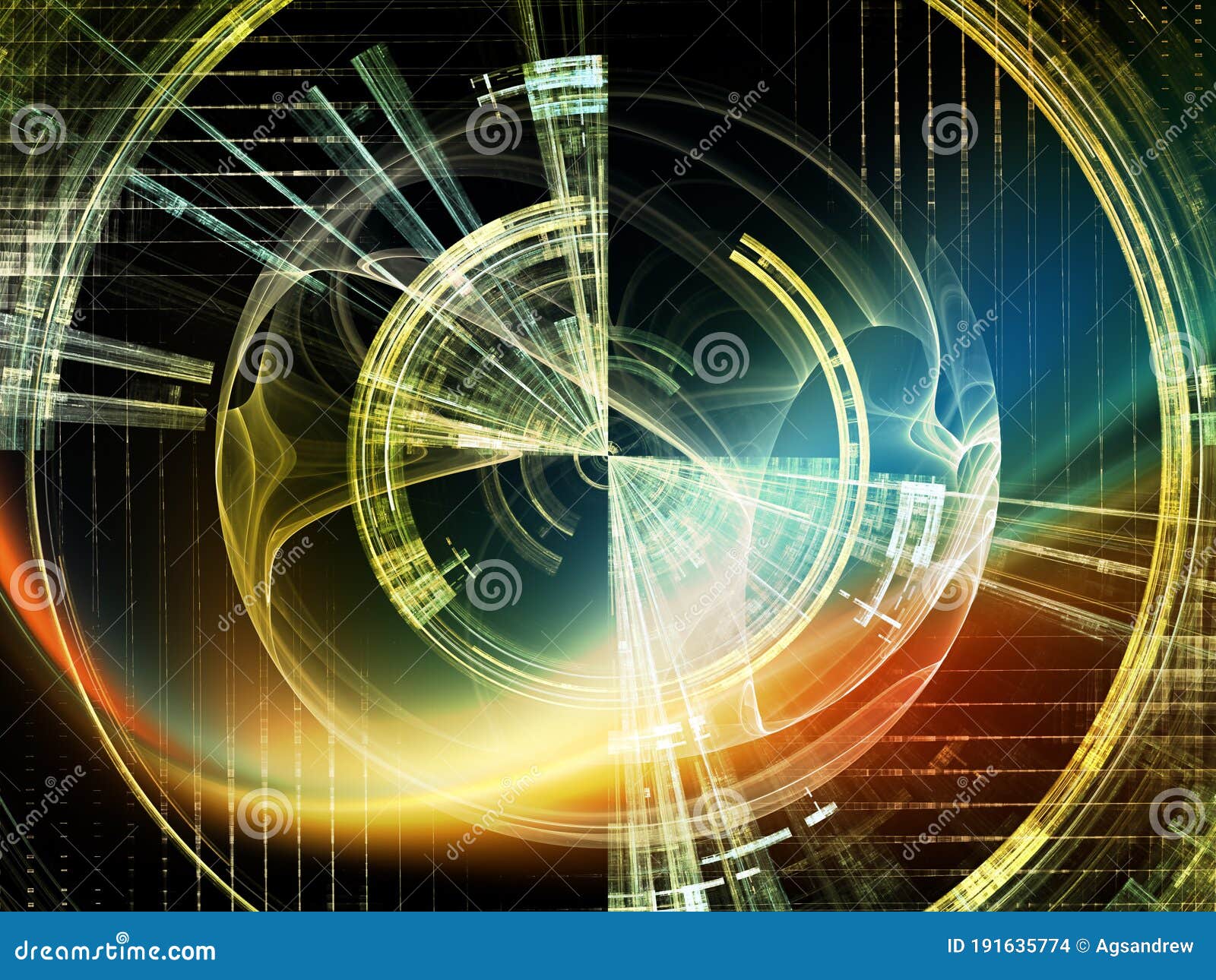 Circular Space stock photo. Image of center, symmetry - 191635774