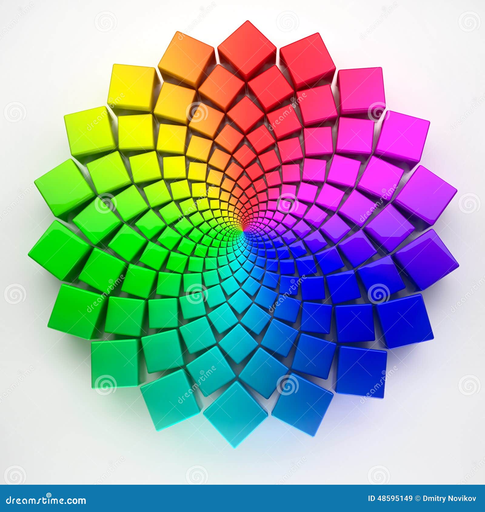 Set Of Circular Spectrum Wheels, Collection Of Rounded Diagrams Vector ...