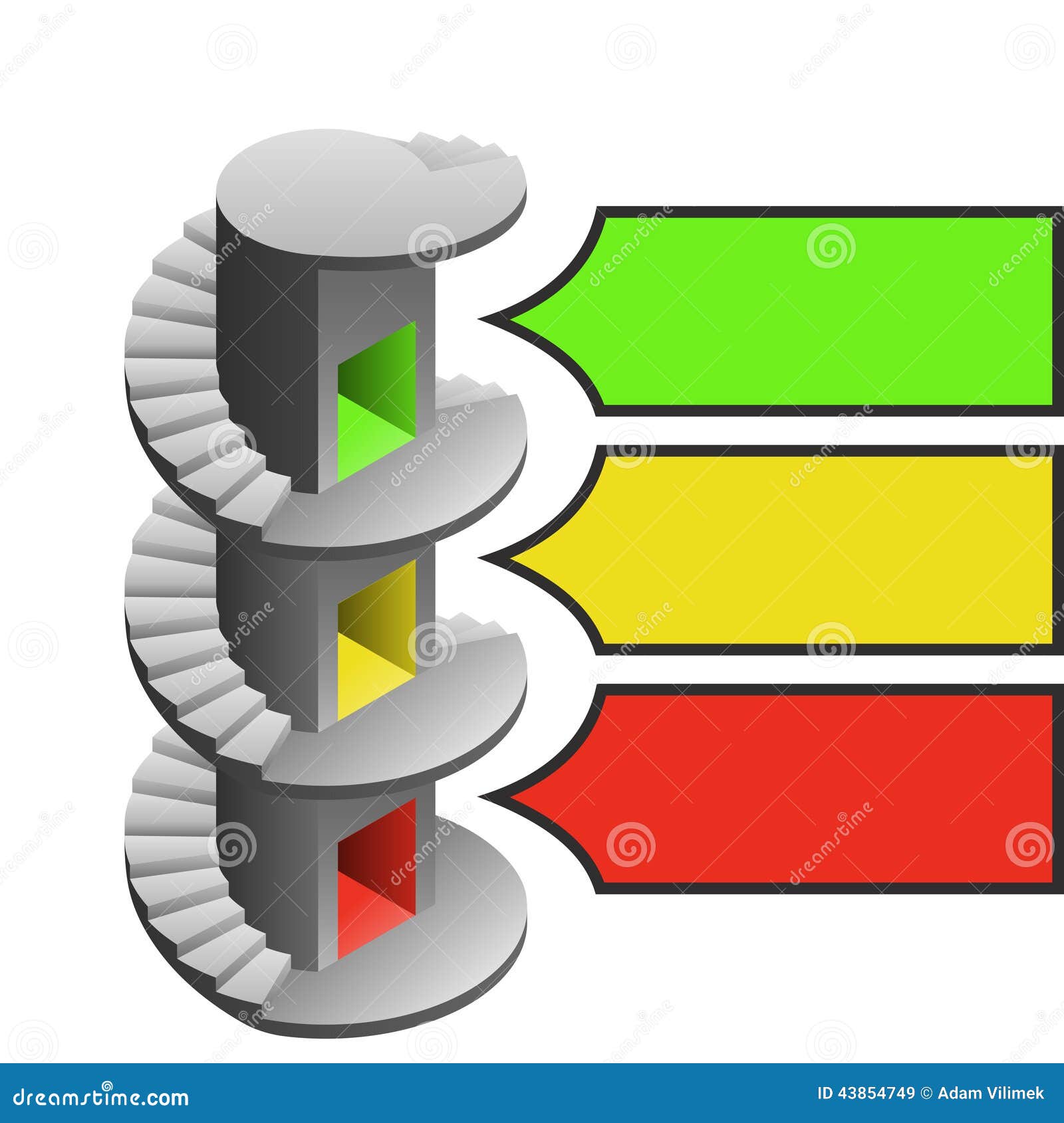 Circular Staircase Icon On White Background. Spiral Staircase Sign ...