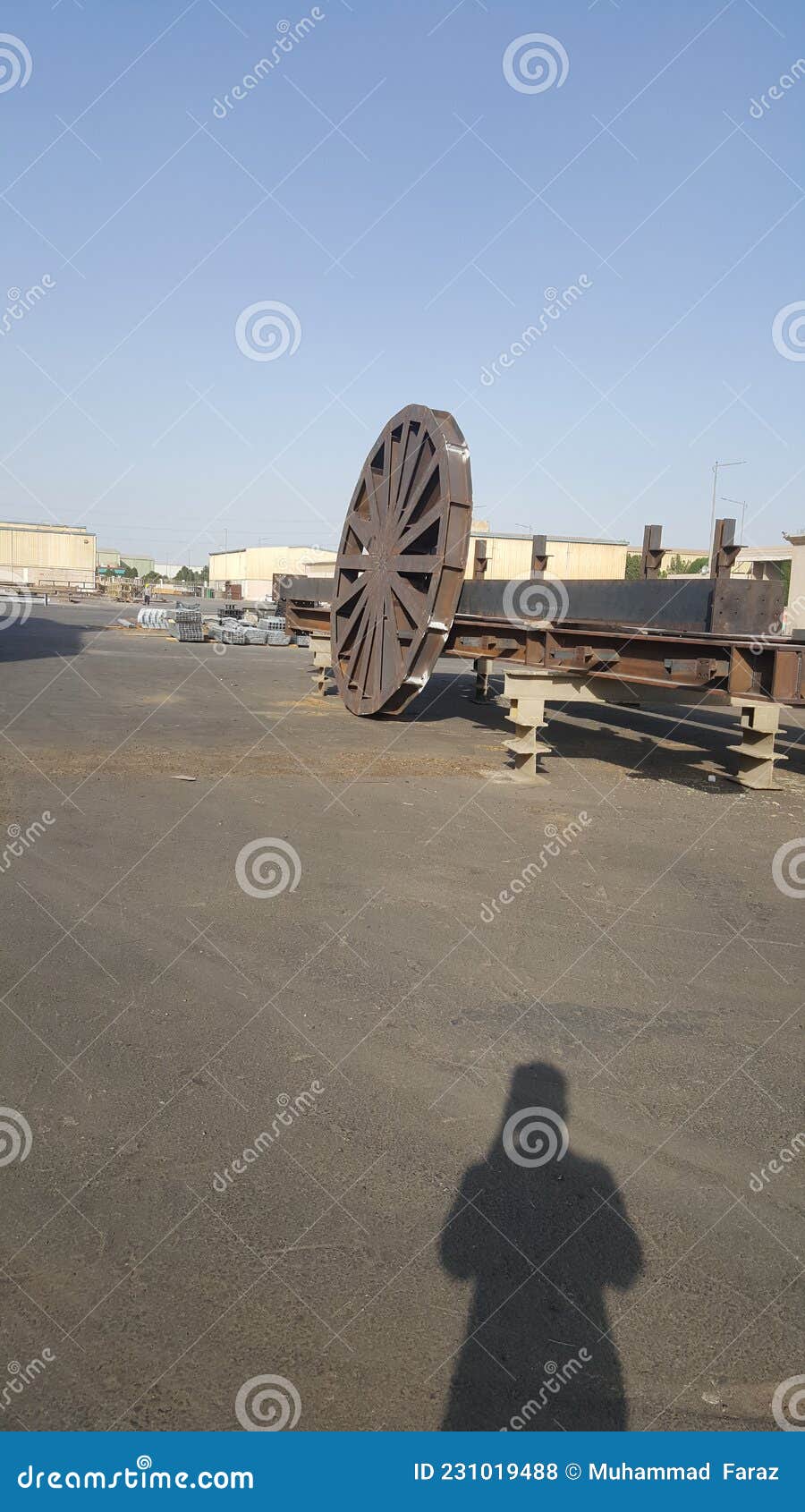 Circular Steel Structure stock photo. Image of road - 231019488