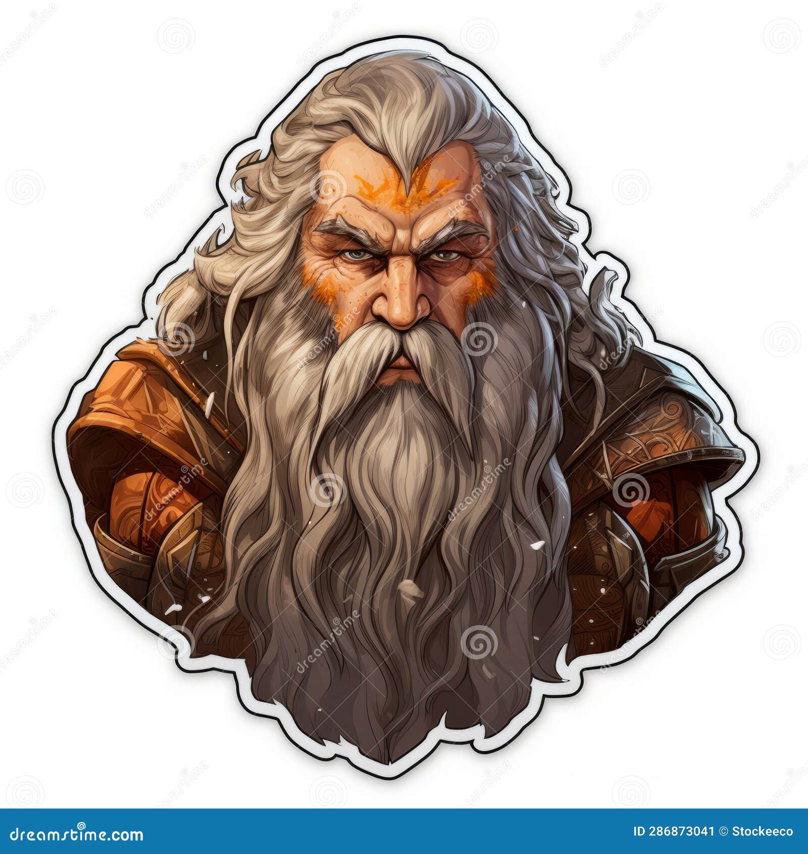 Highly Detailed Distaghil Sar Sticker - Realistic Goblin Face With Long ...