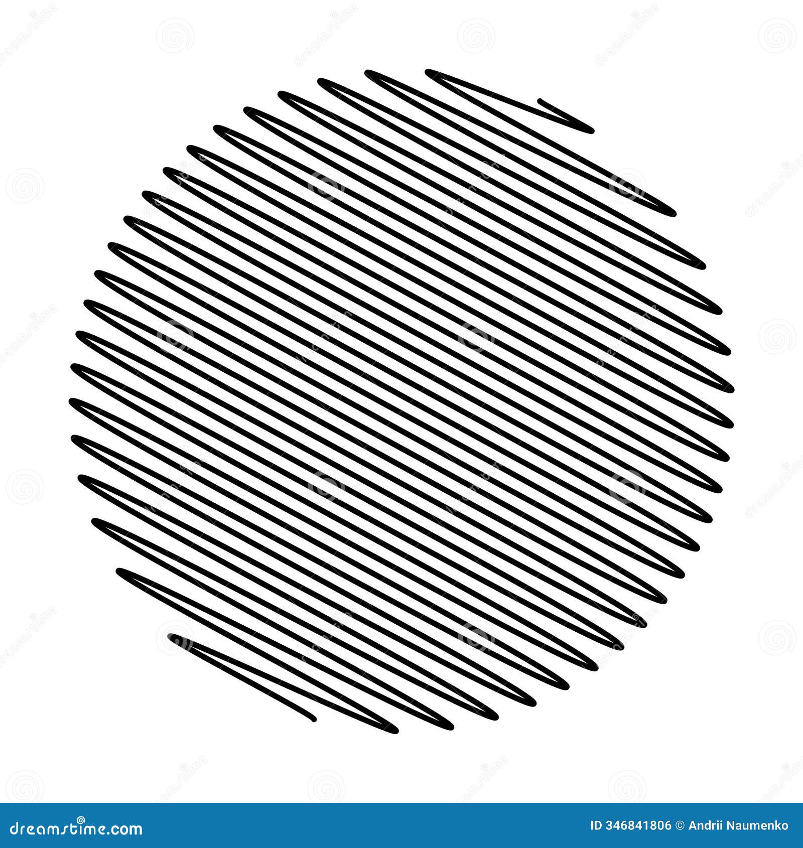 Circular Striped Pattern Illustration Stock Illustration - Illustration ...