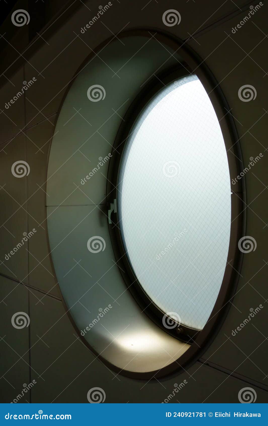 Circular Light Intake Window Stock Image - Image of circle, light ...