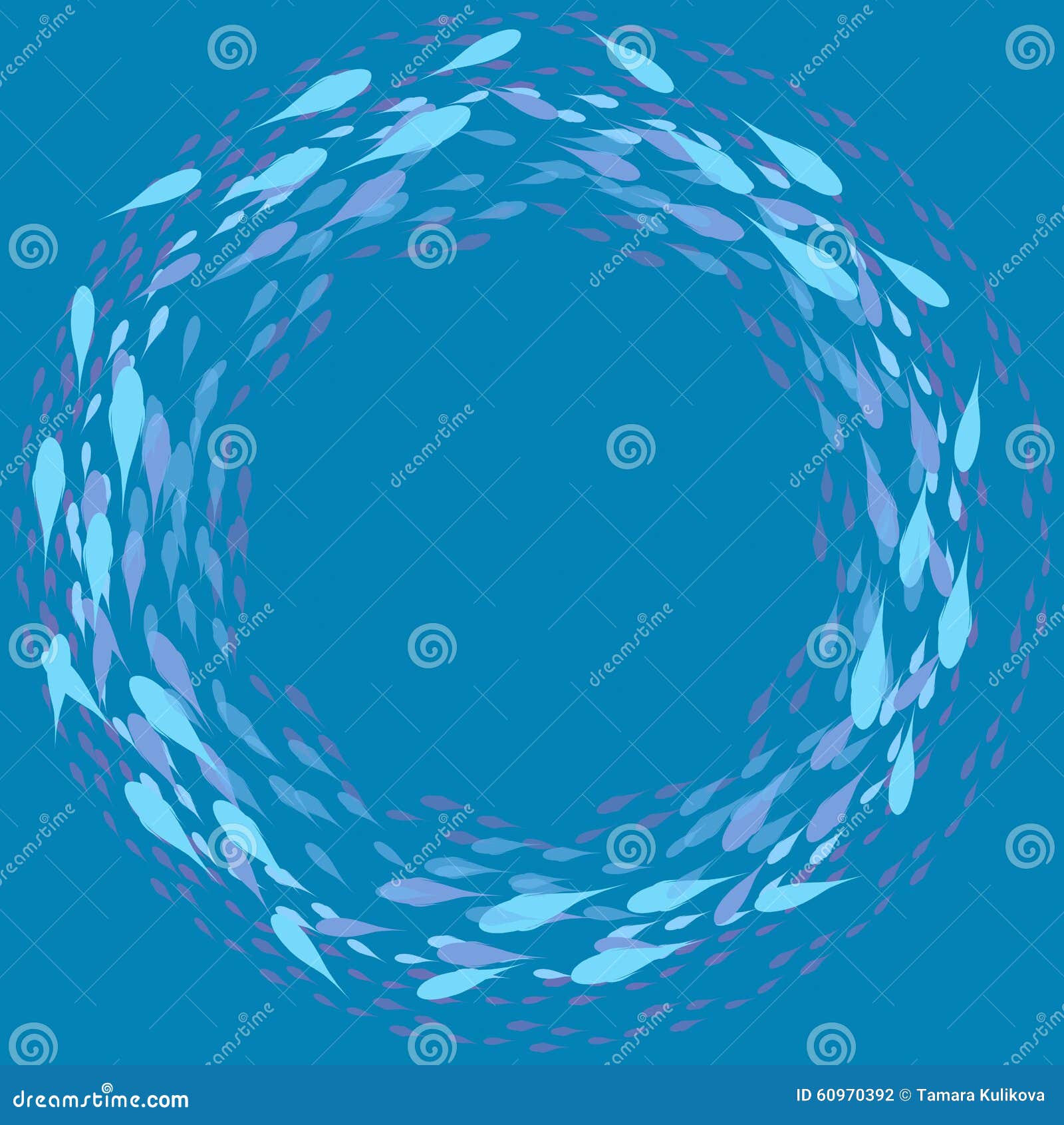 Fish Frame Vector Illustration | CartoonDealer.com #32195098