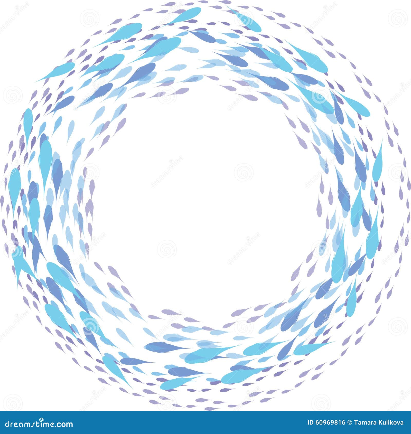 Fish Frame Vector Illustration | CartoonDealer.com #32195098