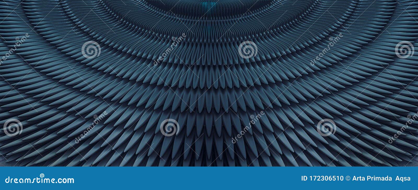 Circular Taper Lines 3d Background Stock Illustration - Illustration of ...