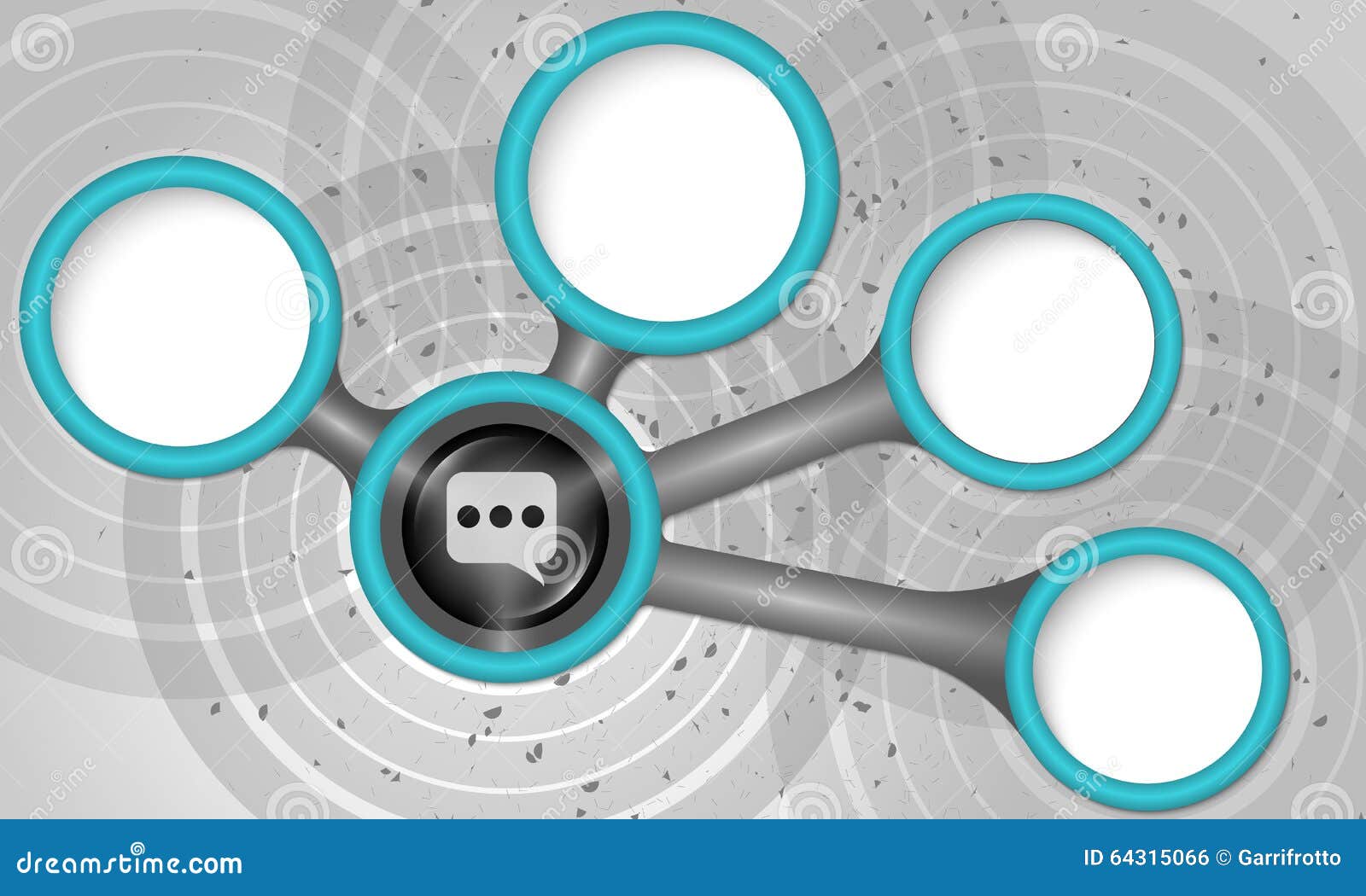 Circular text boxes stock vector. Illustration of design - 64315066