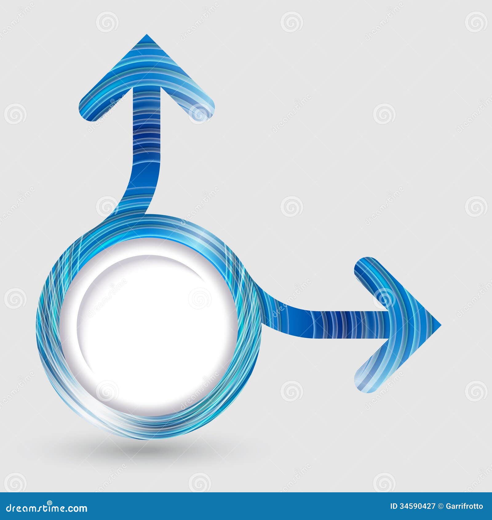 Circular Text Frame with Arrow Stock Vector - Illustration of internet ...