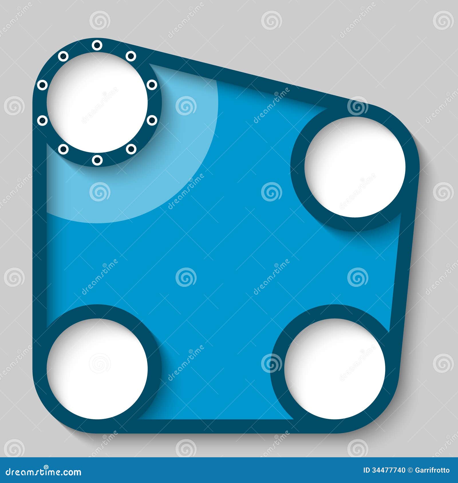 Circular text frame stock vector. Illustration of color - 34477740