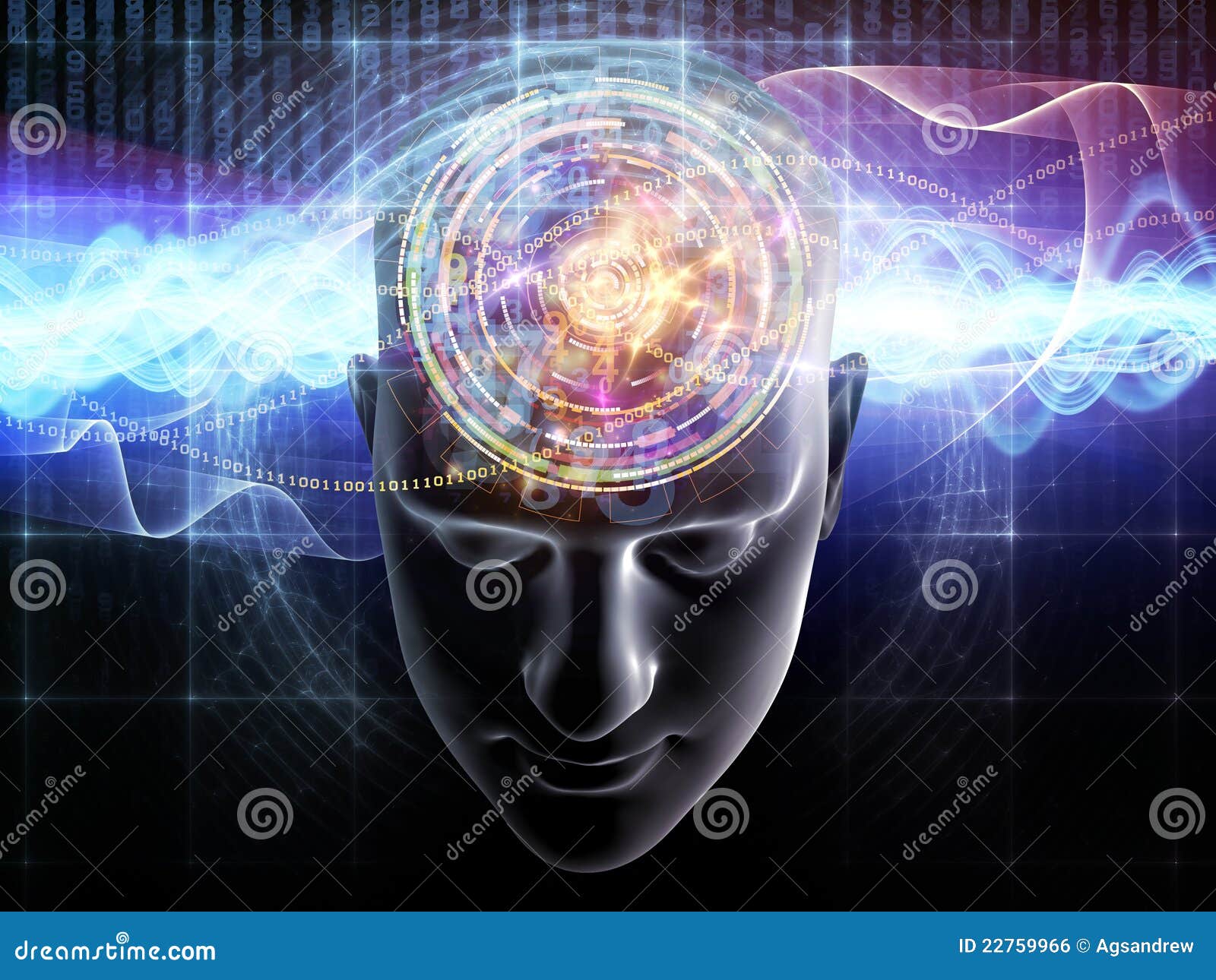 Circular Thinking stock illustration. Illustration of computer - 22759966