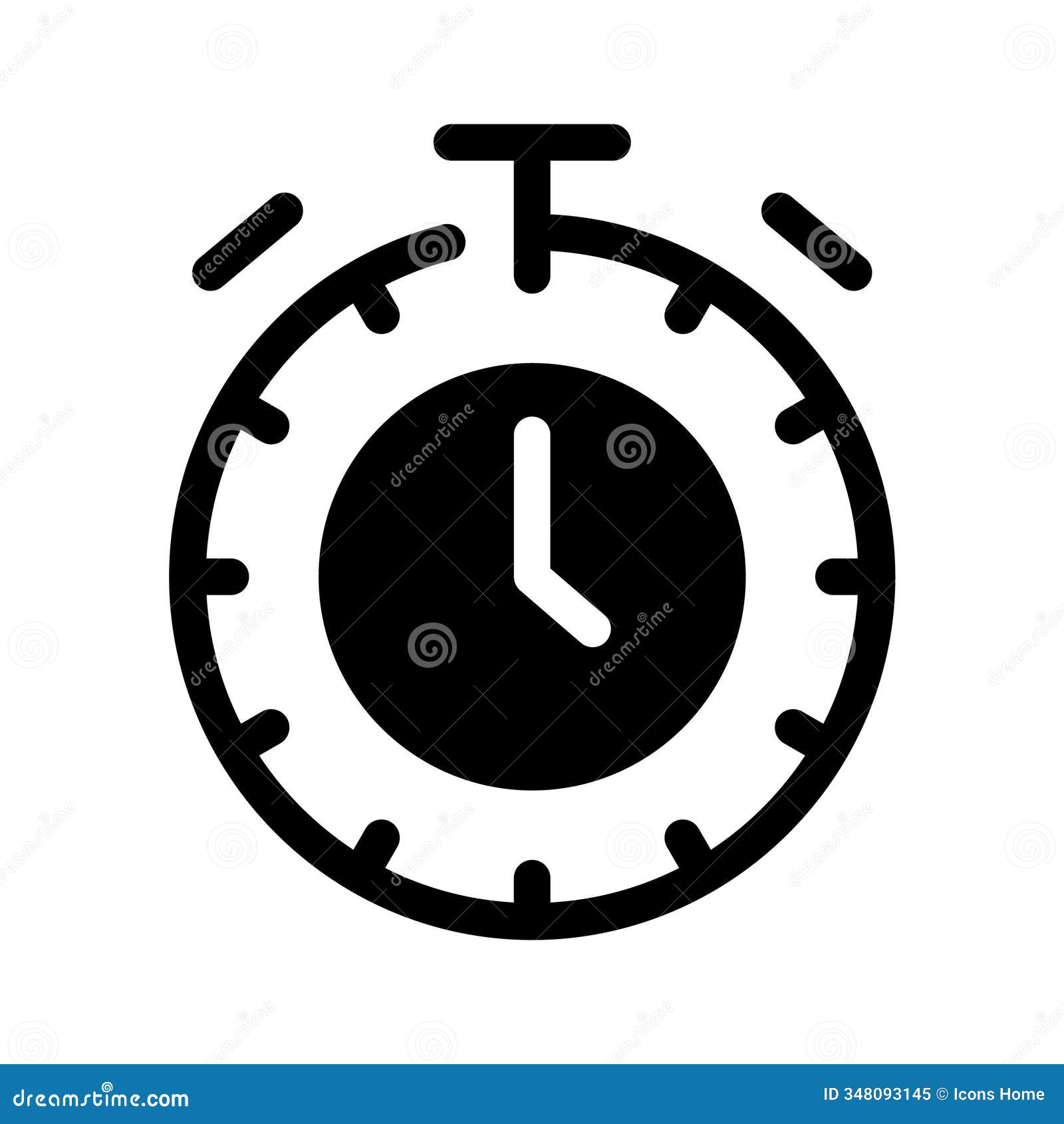 A Circular Timer Symbolizing Time Management or Countdowns Stock ...