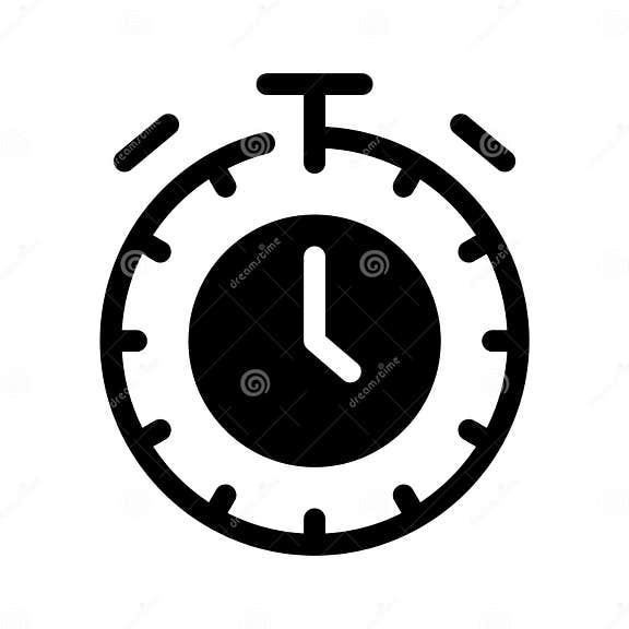 A Circular Timer Symbolizing Time Management or Countdowns Stock ...