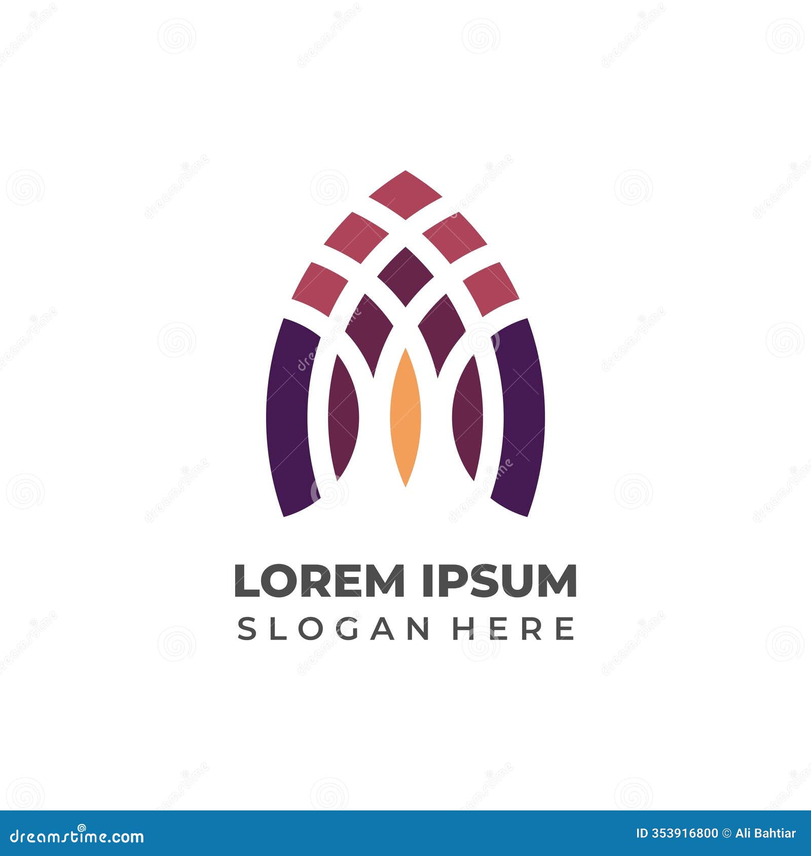 Circular Tower Design with Modern Aesthetics Stock Vector ...