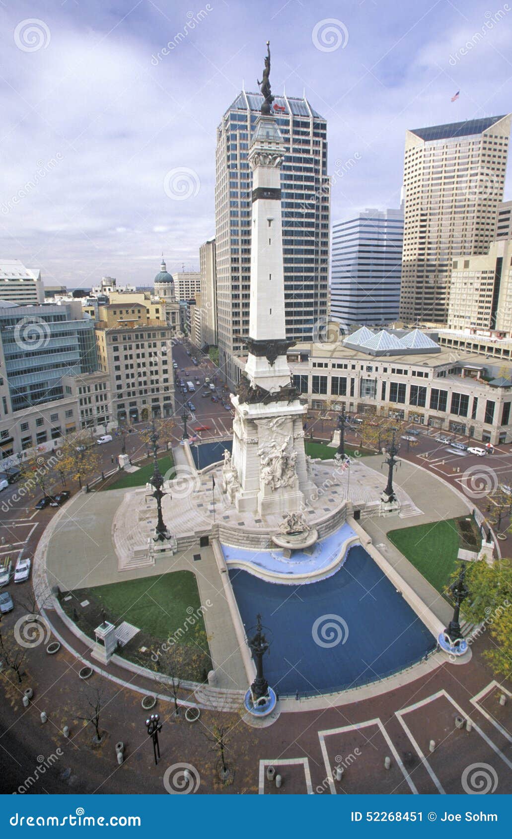 Circular Town Center, Indianapolis, Indiana Editorial Photo - Image of ...