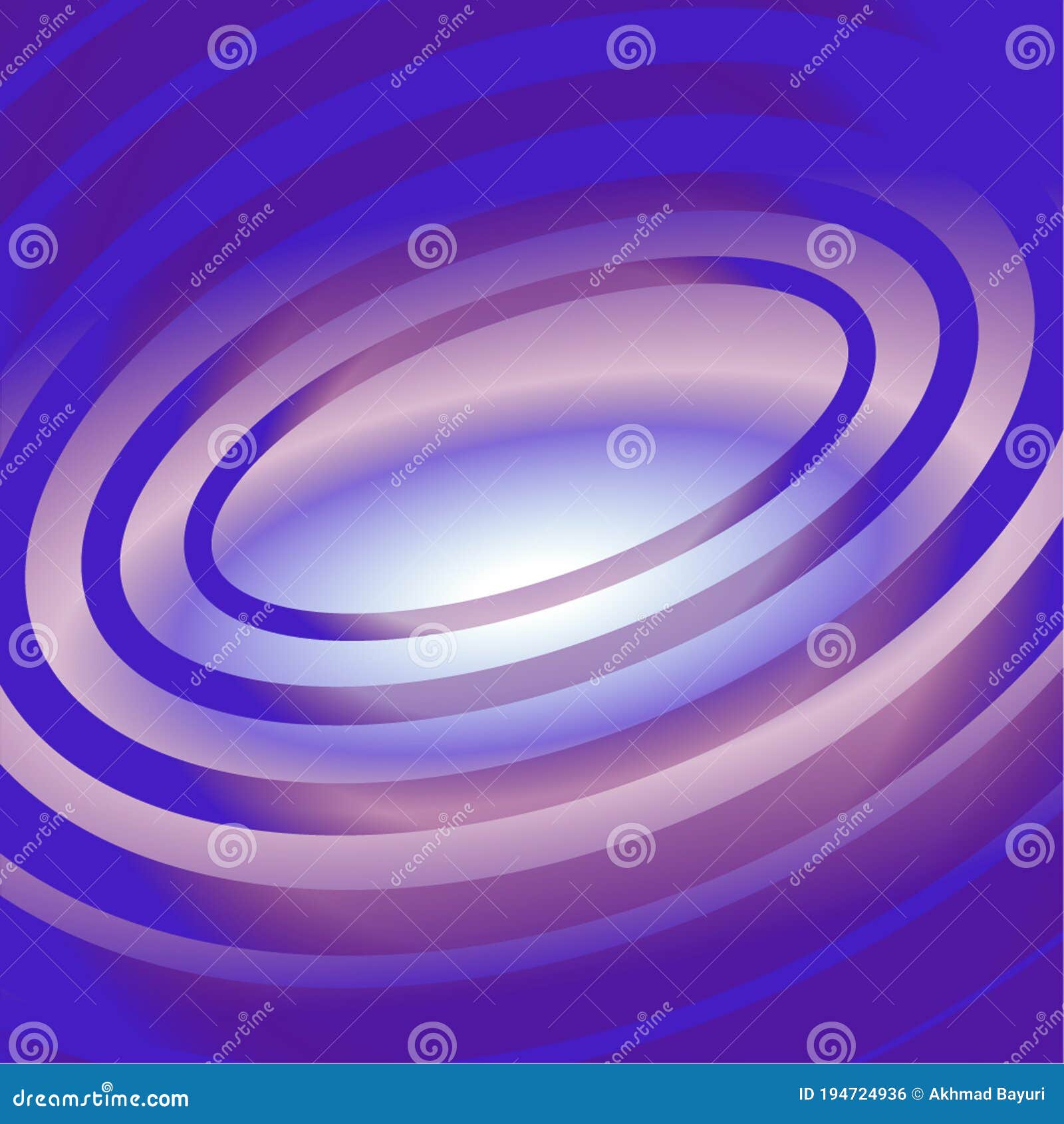 Circular Track with Colorful and Graded Effects Stock Illustration ...