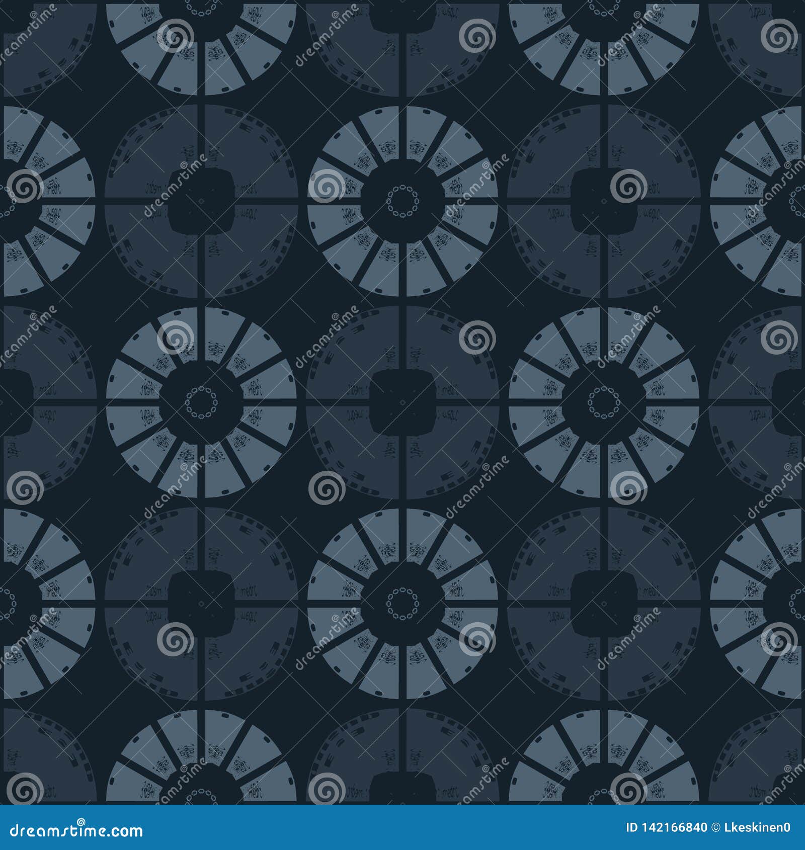 Circular, Tribal Pattern With Motifs Of African Tribes Surma And Mursi ...