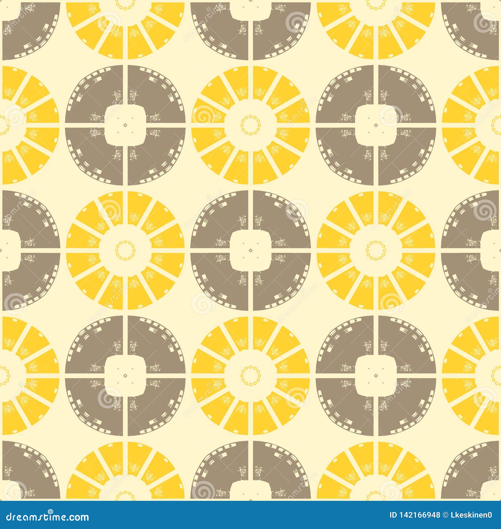 Circular, Tribal Pattern With Motifs Of African Tribes Surma And Mursi ...