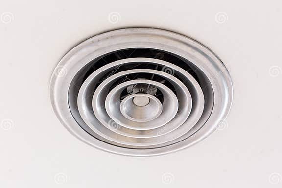Circular Ventilation for Air Conditioning Stock Photo - Image of ...